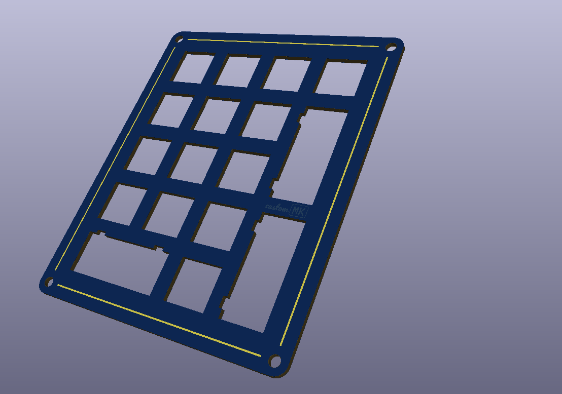 Fully Customized Mechanical Keyboard PCB with Switch Plate – customMK